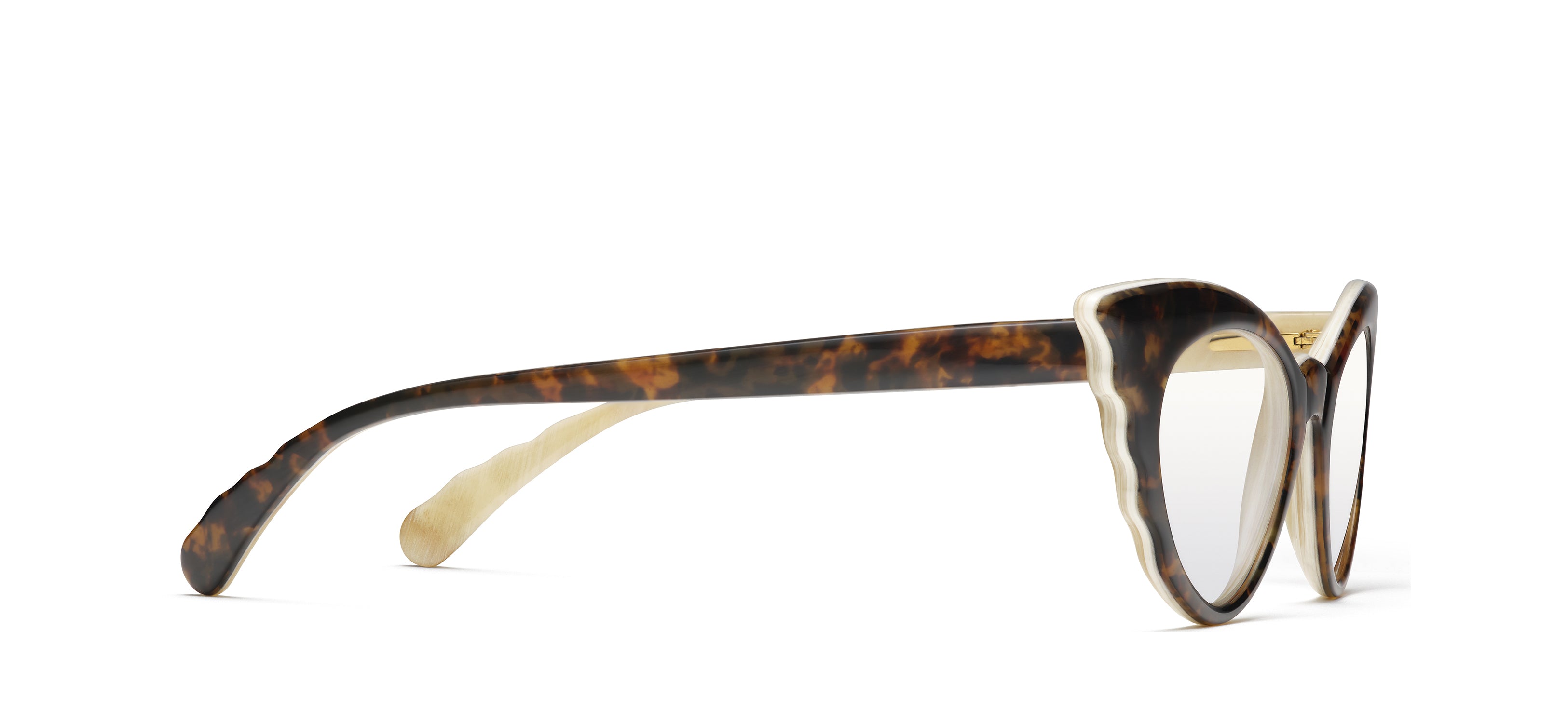 Classic Horn - Rona I Horn in Pink / Creme – Morgenthal Frederics